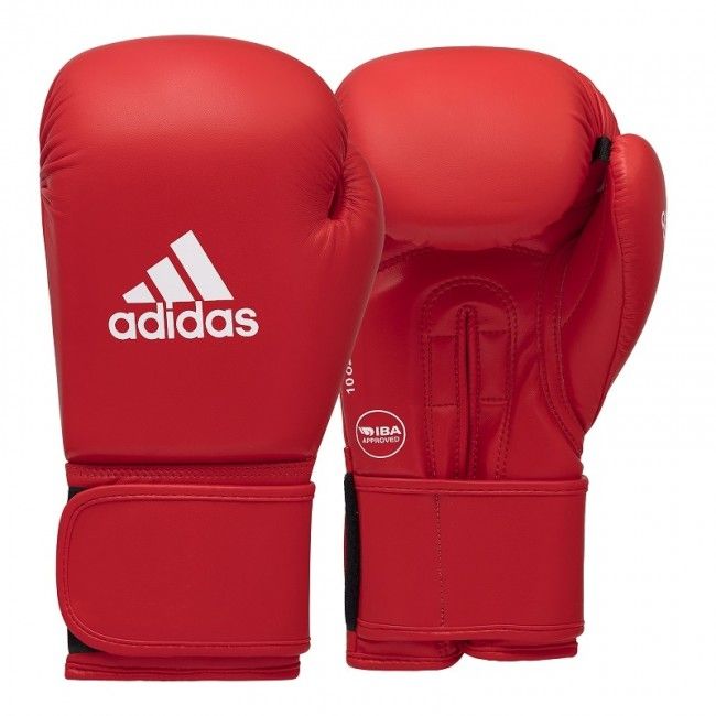 Adidas IBA Boxningshandskar, röd - hobbyhallen.se