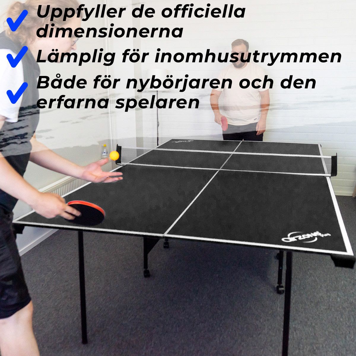 Prosport Pingisbord Official, black edition - hobbyhallen.se