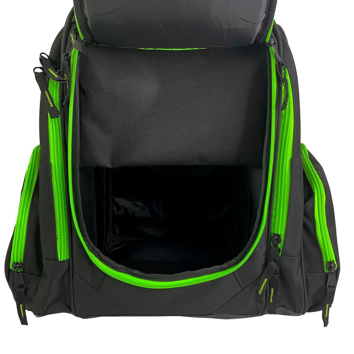 Viking Disc Rucksack Pro Frisbeegolf ryggsäck, black/lime - hobbyhallen.se
