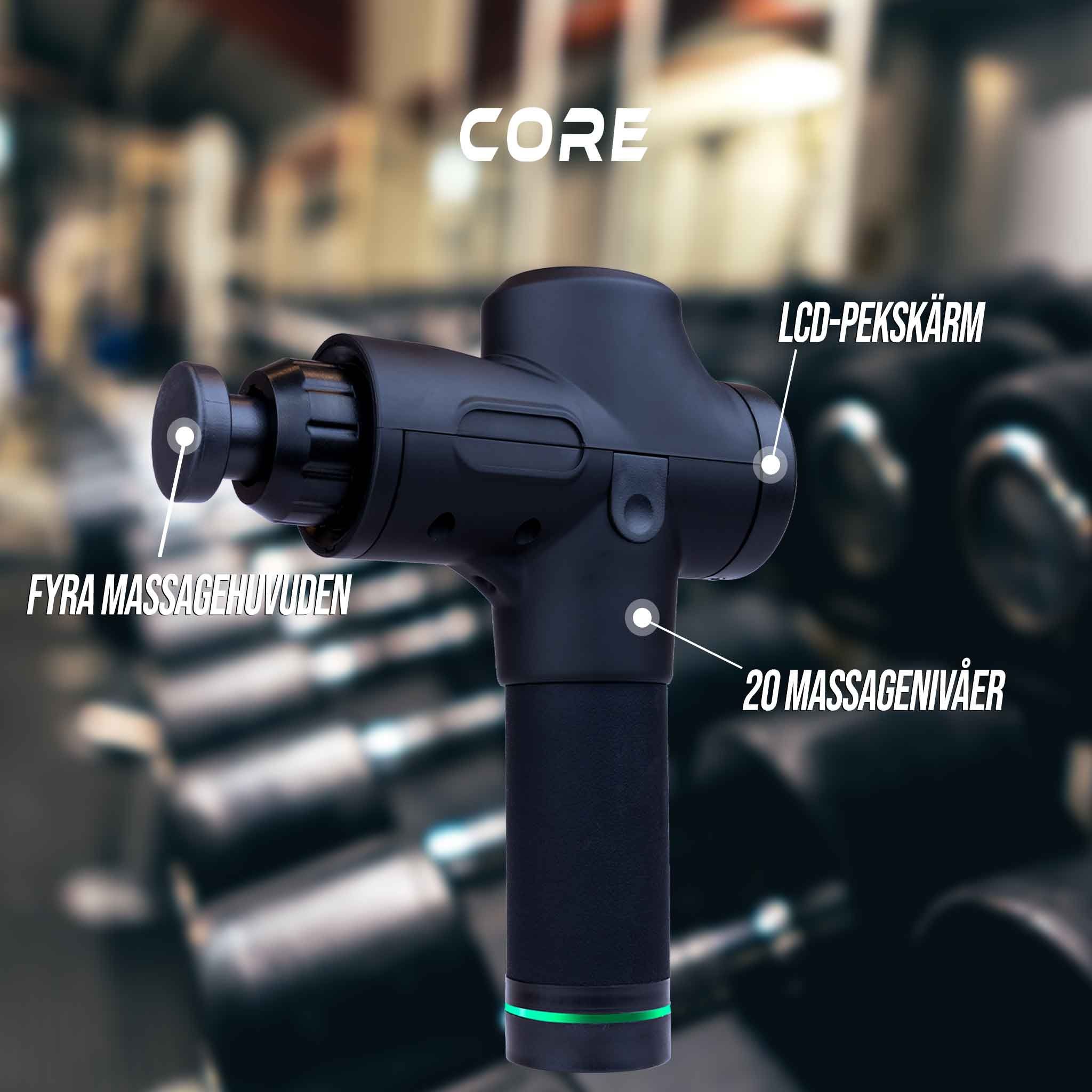 Core Massage gun massagepistol - Nu 999 Kr - Fri frakt - hobbyhallen.se